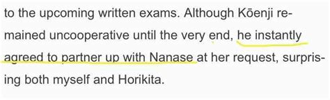 Nanase Has Memory Problems R Classroomoftheelite