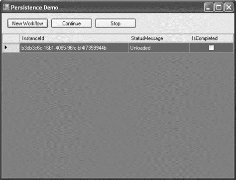 Chapter 8workflow Persistence