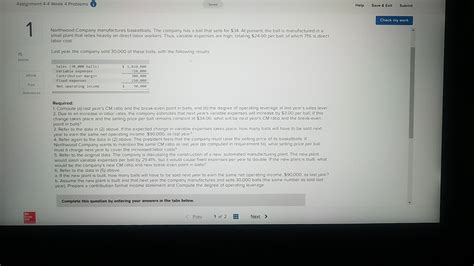 Solved Assignment 4 4 Week 4 Problems。 Help Saveandexit Submit