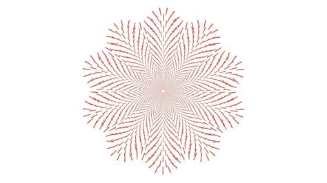 Abstract Spiral Dotted Spinning Red And White Vortex Style Flower Background 36515799 Vector