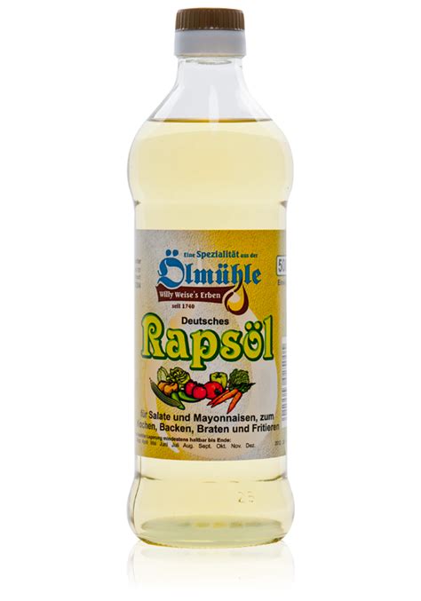 Rapsöl (500ml Glasflasche) | Essig Schneider