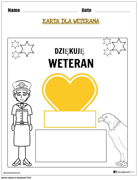 Karta Do Druku Dla Weteranów القصة المصورة من قبل Pl Examples