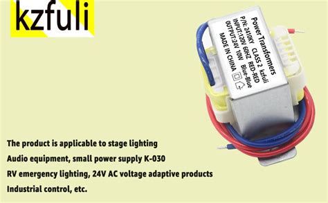 24v 10w Ac Ac Power Transformer Input 120v 60hz Single Phase Transformer Applicable To Stage