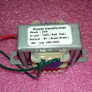 POWER TRANSFORMER INPUT VAC OUTPUT V V V V V VA VA VA Shopee Malaysia