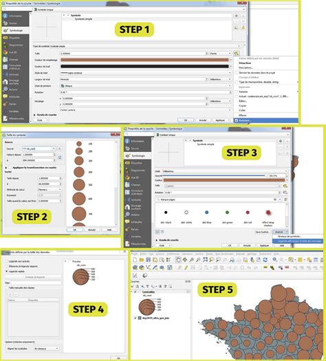 Qgis 3 Proportional Symbol By Expression Feature And Legend Display