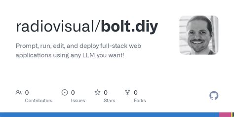 Github Radiovisualboltdiy Prompt Run Edit And Deploy Full Stack Web Applications Using