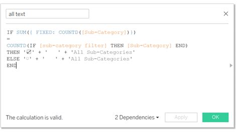 How To Completely Customize Multi Select Filters In Tableau Playfair