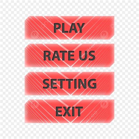 Game Ui Button Png Image Set Of Game Buttons And Ui Kit 3 For Games Or