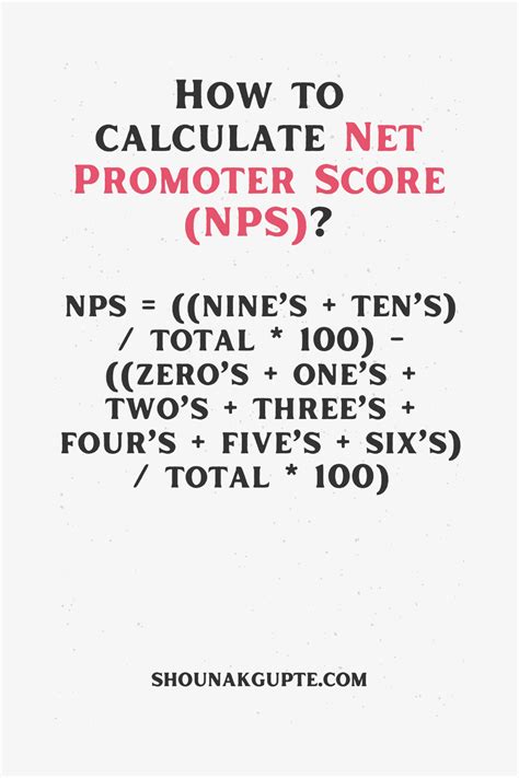 Free Net Promoter Score Nps Calculator Online