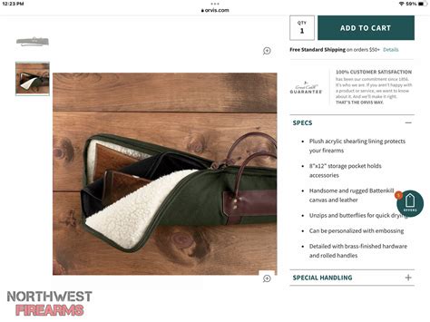 Orvis Battenkill Double Shotgun Case Northwest Firearms