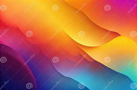 Abstract Colorful Waveform Background Vibrant Hues And Smooth Transitions Stock Illustration
