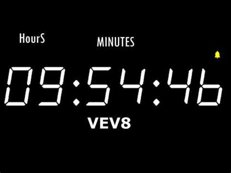 10 Hour TIMER ALARM 1080p COUNTDOWN YouTube