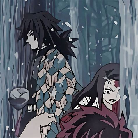Giyu And Nezuko Demon Slayer Anime
