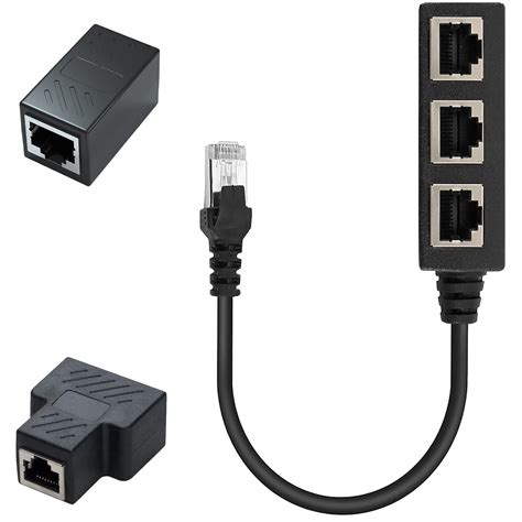 Sdoppiatore Ethernet 2 Porte Lan Splitter Ethernet Adattatore Da 1 A 2