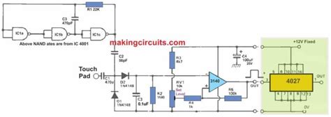 Types Of Touch Switch Circuits Explained Making Easy Circuits
