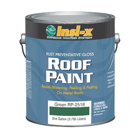 Insl X 1 Gallon Exterior Gloss Green Oil Base Paint And Primer In One
