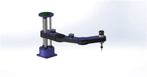 3d Model Of The Scara Type Robot Download Scientific Diagram