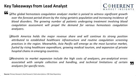 Hemostasis Coagulation Analyzer Market Size And Forecast 2032