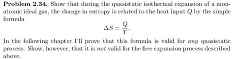 Solved Problem Show That During The Quasistatic Chegg