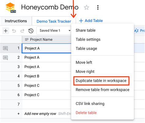 Duplicating Tables And Workspaces Tables Help Center