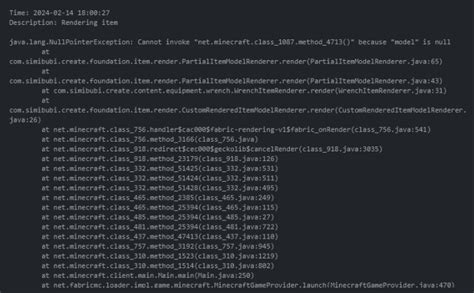 1201 Server Crash Error Rcreatemod