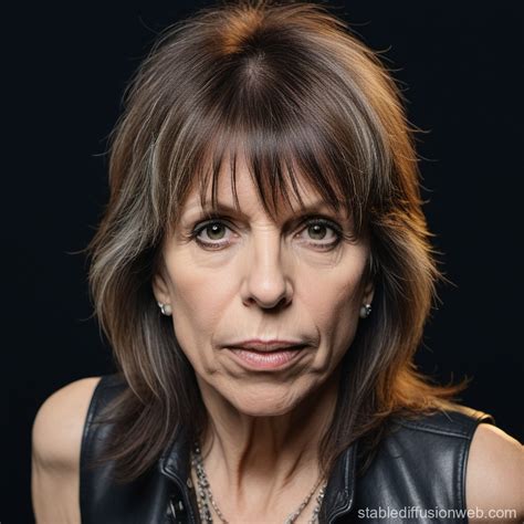 Realistic Color Image Of Chrissie Hynde Stable Diffusion Online