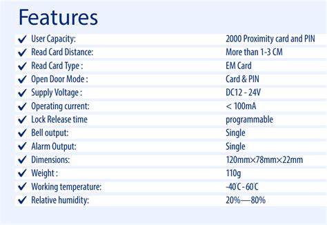 Buy Hawk Vision Rfid Door Access Control Lock Sytem Kit Hv Sr 602a Single Door Rfid Based