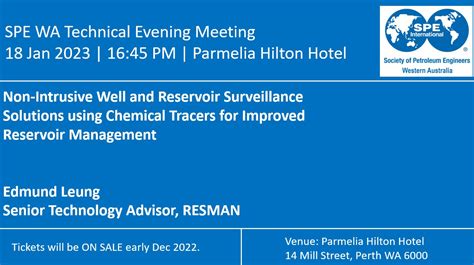 18th Jan 2023 Spe Wa Technical Meeting Non Intrusive Well And Reservoir Surveillance Solutions