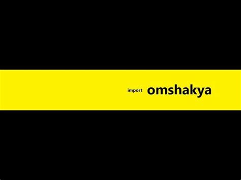 Omshakya A Python Package On Linkedin New Python Package Omshakya