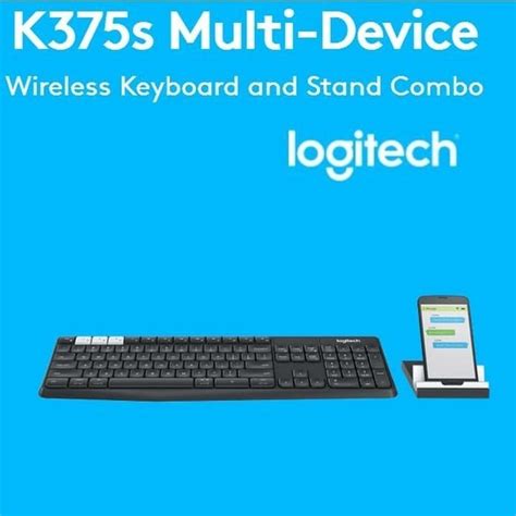 Jual Logitech K375s Multi Device Bluetooth Wireless Keyboard With Stand Shopee Indonesia