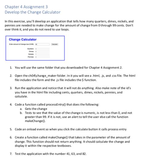 Solved Chapter 4 Assignment 3 Develop The Change Chegg Com