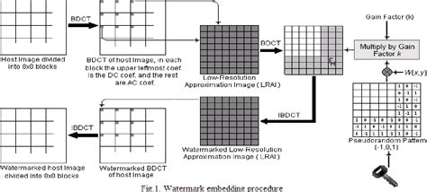 Figure 1 From A Robust Image Watermarking Using Two Level Dct And Wavelet Packets Denoising