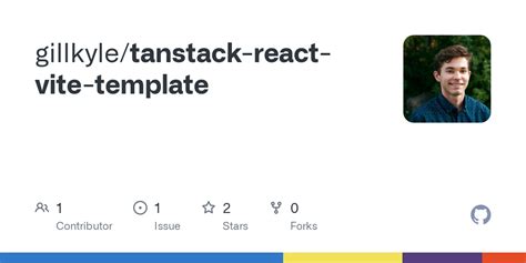 Github Gillkyletanstack React Vite Template