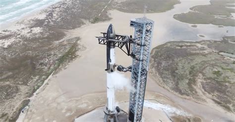 Spacex Completes First Wet Dress Rehearsal Of Full Starship Launch Vehicle