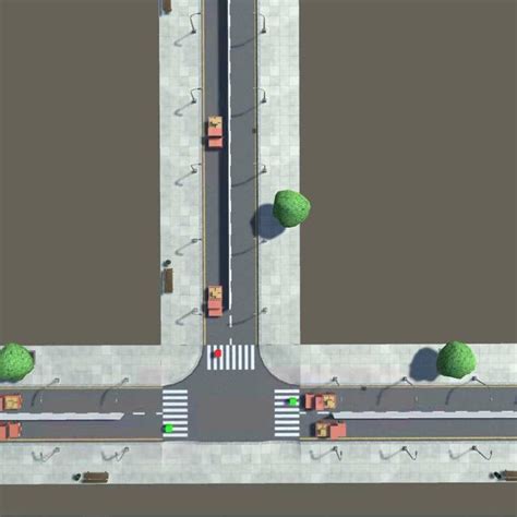 The Intersection Geometry For The Traffic Simulation Download