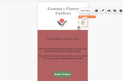 Wix Editor Changing The Layout Of Your Mobile Menu Help Center Wix Com