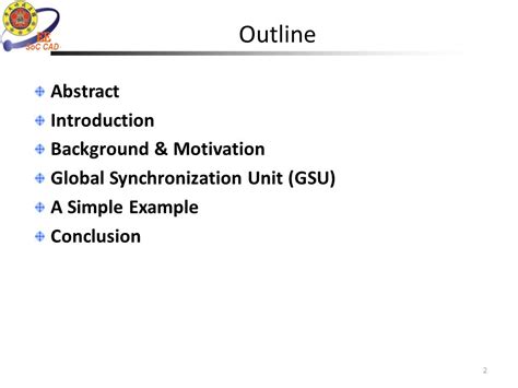 Hardware Supported Time Synchronization In Multi Core Architectures 林孟諭 Dept Of Electrical