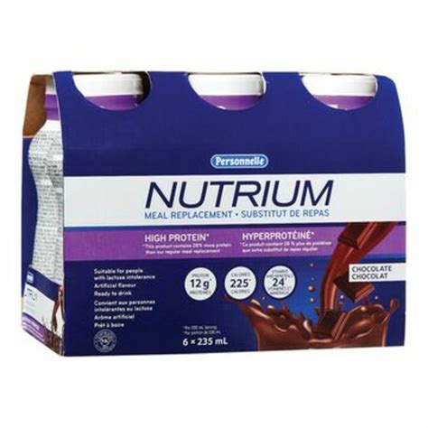 Personnelle Nutrium High Protein Chocolate Meal Replacement 235 Ml Delivery Or Pickup Near Me