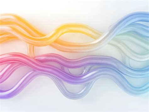 Colorful Abstract Representation Of Flowing Waves In Orange Yellow Pink Purple And Blue Hues