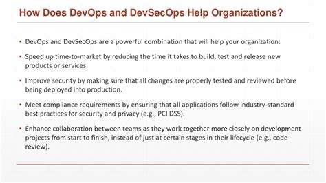 Ppt Ensuring Secure And Efficient Operations With Devops Security Powerpoint Presentation Id