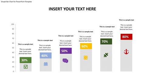 Simple Bar Chart For PowerPoint Template