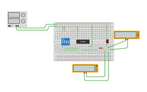 Circuit Design Mod 1 Or Gate Muhammad Daffa Revansyah Tinkercad