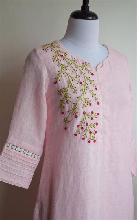 Embroidery Kurti And Embroidery Neck Designs Neck Design Ideas 2021