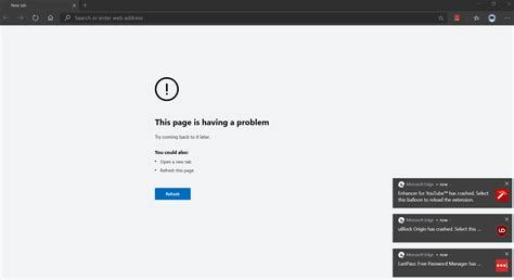 Microsoft Edge Crashing This Morning Rmicrosoftedge