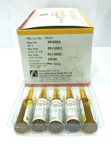 Arcovit C Injection At Rs 550 Box Vitamin C Injection In Nagpur Id