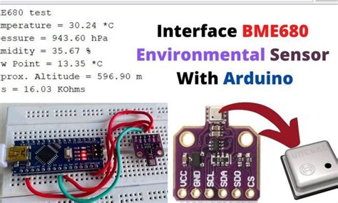 Interface Bme680 Environmental Sensor With Arduino Iot Projects Ideas
