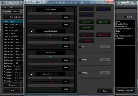 JBS BG BodySlide To BodyGen Converter Generator Other LoversLab