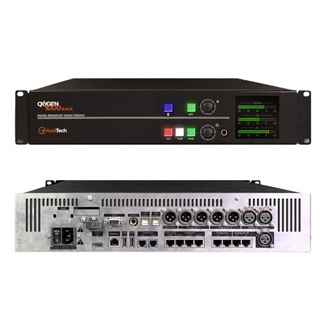Digital Broadcast Console Rack Version Mic Inputs Inticom Broadcast