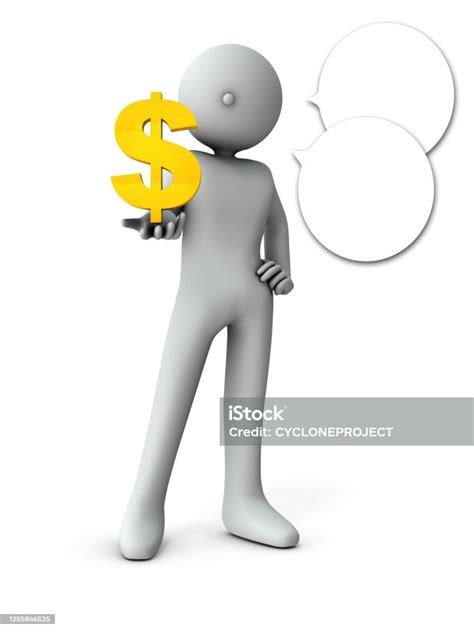 통화 기호를 보유하는 문자입니다 흰색 배경입니다 3d 렌더링 3차원 형태에 대한 스톡 사진 및 기타 이미지 3차원 형태 개념 경제 Istock