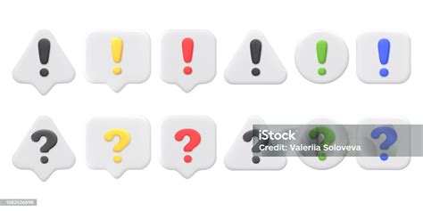 3d 벡터 질문과 느낌표는 다양한 모양과 거품에 있습니다 다양한 색상의 Faq 아이콘입니다 고객 지원 질문 답변 기호입니다 만화 3d 개념입니다 벡터 그림 인포그래픽에 대한